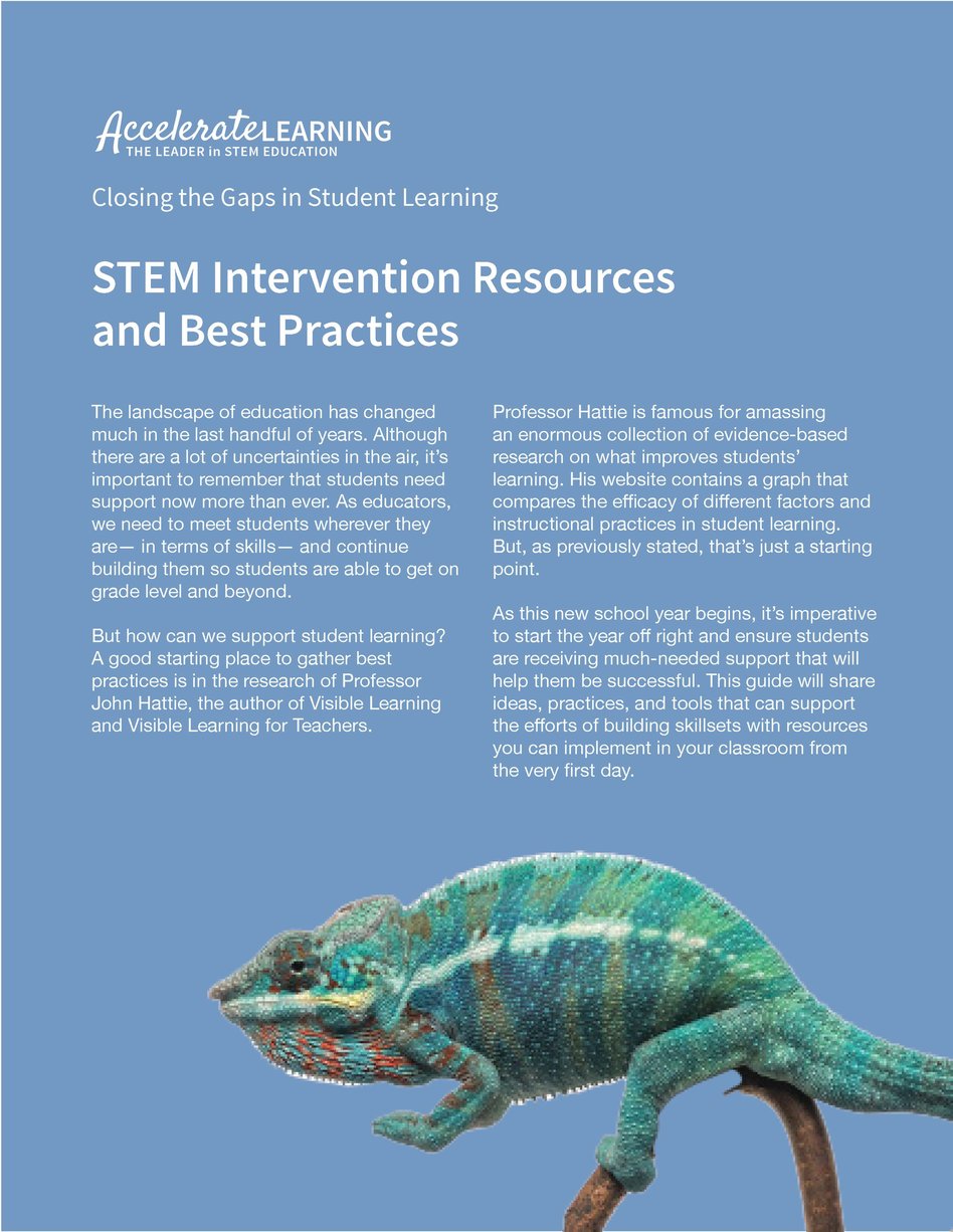 STEM Intervention Resources and Best Practices