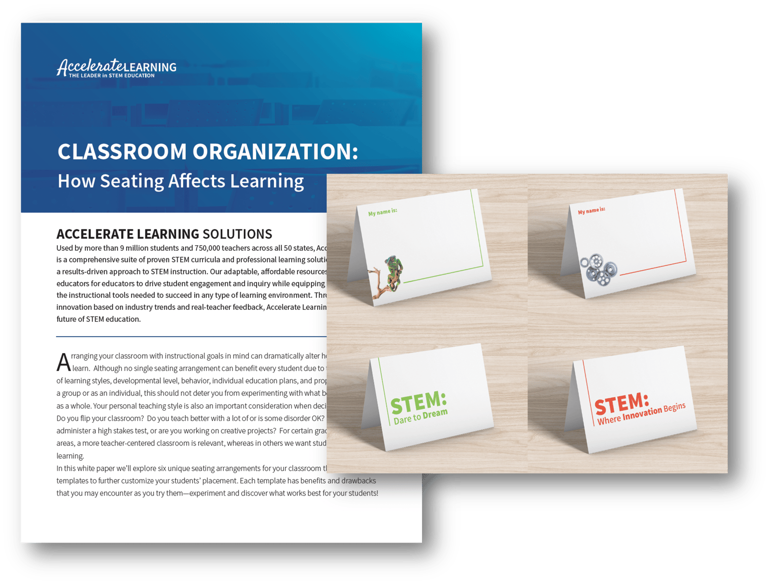 Classroom Seating Whitepaper and Name Card Table Tents