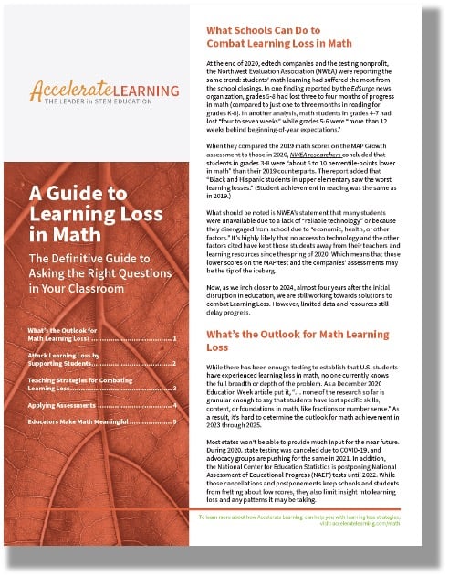 Math Learning Loss Guide