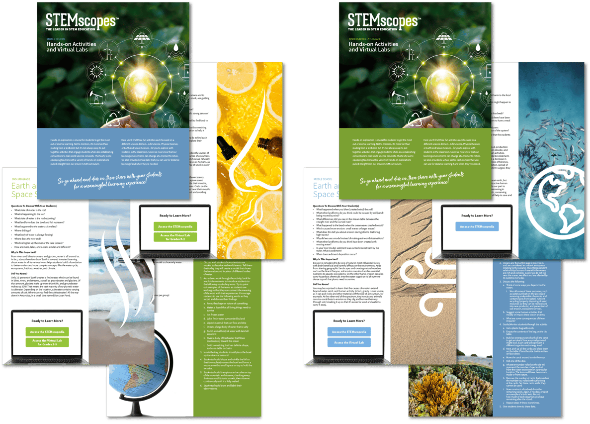 Science Activity Packs 2021