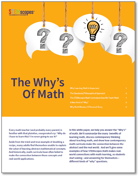 Uncovering the Whys of Math with Real-World Connections