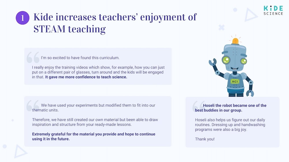 Enhancing Teachers' Confidence & Joy in STEAM Early Education with Kide ...