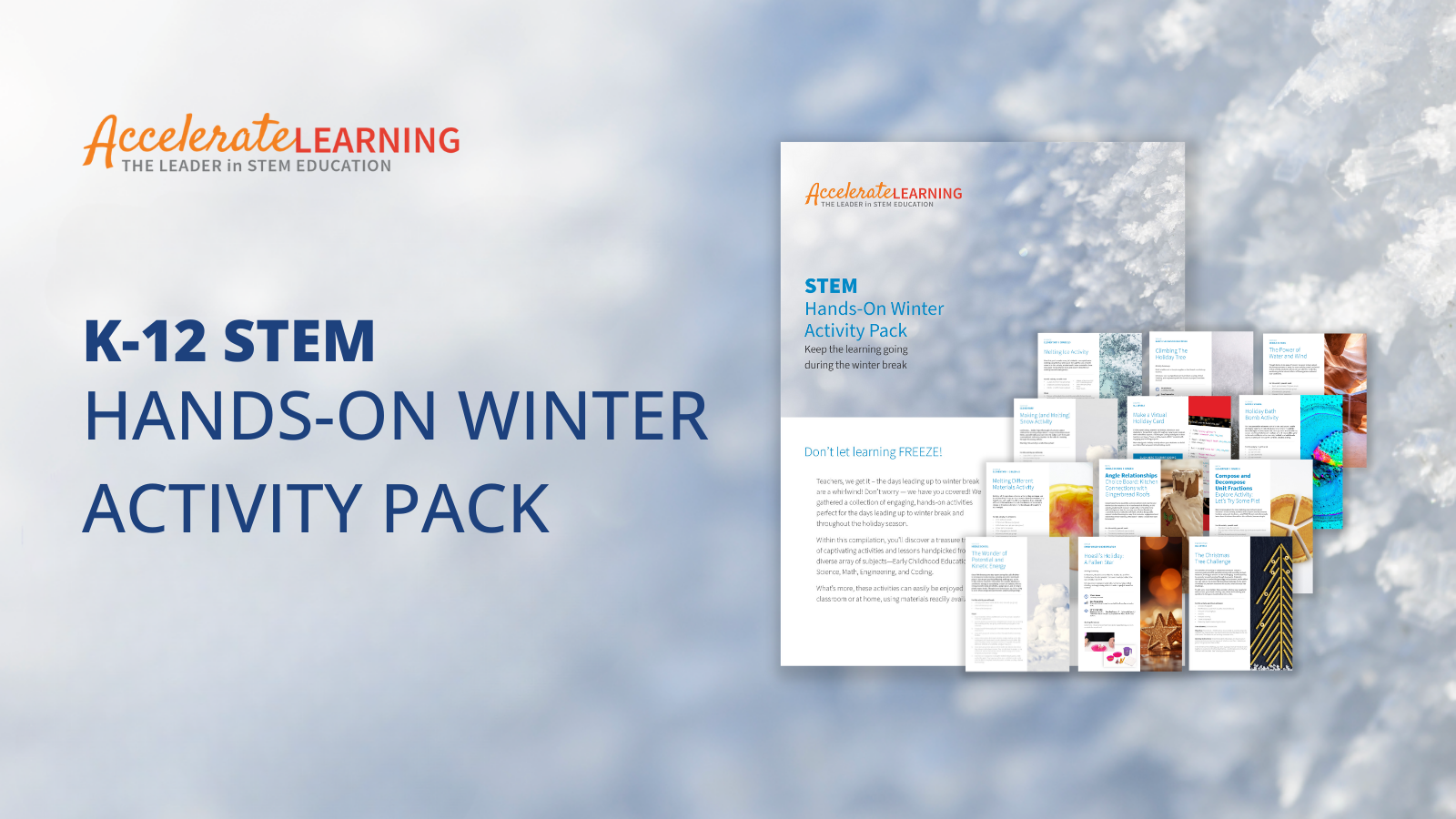 STEM Winter Activity Pack for Grades PreK-8 | Accelerate Learning